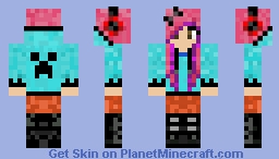 creeper hoodie Minecraft Skin