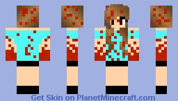 Bloody Girl Minecraft Skin