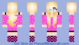 Party girl Minecraft Skin
