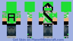 Green assassin Minecraft Skin