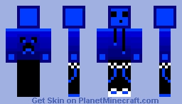 Blue Slime Minecraft Skin