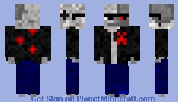 Skeleton Terminator Minecraft Skin