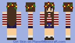 Flower Crown Minecraft Skin