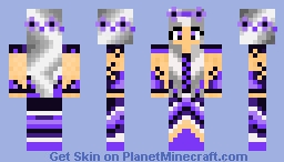 Obsidian Princess - Ore Series Minecraft Skin