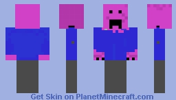 purple zombie Minecraft Skin