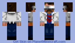 Scientist with Visor Minecraft Skin