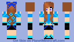 Diamond Girl Minecraft Skin