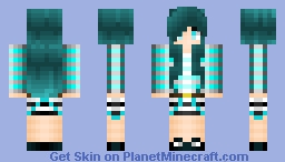 Cute♥ and Blue Minecraft Skin