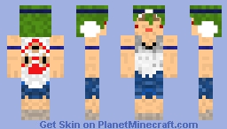 San from Princess Mononoke Minecraft Skin