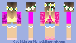 Hipster girl Minecraft Skin
