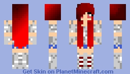 Red Girl Minecraft Skin