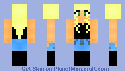 Blonde Female Minecraft Skin