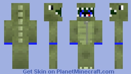 Dinosaur Noob Minecraft Skin