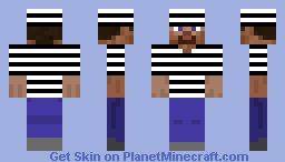 Prisoner Steve Minecraft Skin