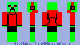 Creeper Scary Minecraft Skin