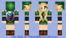 Girl Link Minecraft Skin