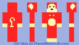 Red Monkey Minecraft Skin