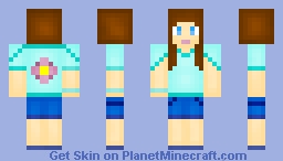 Summer Girl Minecraft Skin
