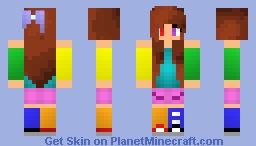 My skin for 1.8... Dont judge all the colors Im special Minecraft Skin