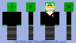 Golden Smiled Business Toad Minecraft Skin