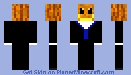 Happy Man in suit Minecraft Skin