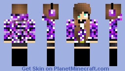 crazy DJ girl Minecraft Skin