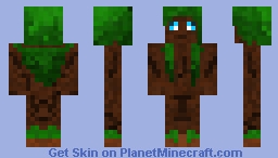 Female Treant--Earth Minecraft Skin