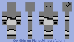 Grey mann Minecraft Skin