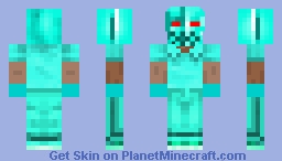 Diamond Man Minecraft Skin