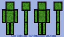 Green robot Minecraft Skin