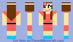 Girl Crying Tears of Joy Minecraft Skin