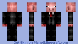 HD Pig In A Suit Minecraft Skin