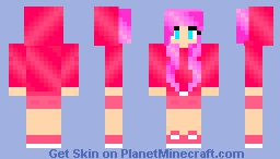 Pink girl Minecraft Skin
