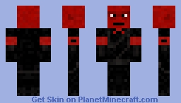 Red Skull From Captain America Minecraft Skin
