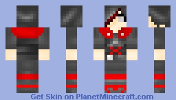 Ruby(RWBY) Minecraft Skin