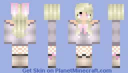 cutey bunny girl Minecraft Skin
