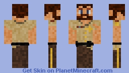 Rick Grimes (From The Walking Dead) Minecraft Skin