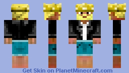 Justin's new minecraft skin Minecraft Skin