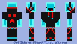 Blue Derp Slime Minecraft Skin