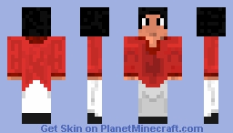 Red Tuxedo Guy Minecraft Skin