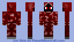 Full red Assain Minecraft Skin