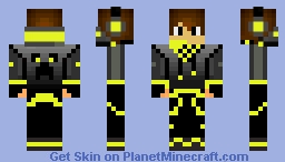 Gold Rich Gamer Minecraft Skin