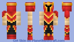 Crimson Knight Minecraft Skin