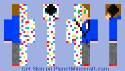 Half technology Minecraft Skin