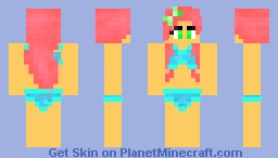 Little Mermaid (human-type) Minecraft Skin