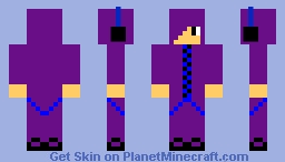 Purple Emo Minecraft Skin