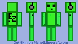 Simepvp green ep1 Minecraft Skin