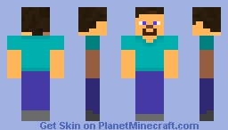 Tanned Steve Minecraft Skin