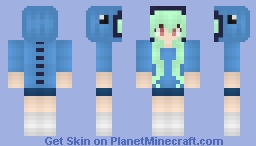Tuna ( Fish hoodie I guess ) Minecraft Skin