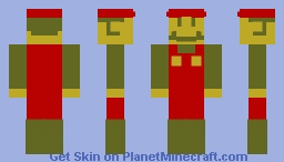 Retro Mario 1.8 Minecraft Skin